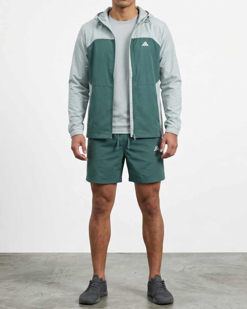 Three Piece Arc Set in Dark Green