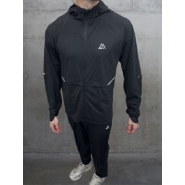 Ultra-Luxury Cloud Nylon Tracksuit in Black